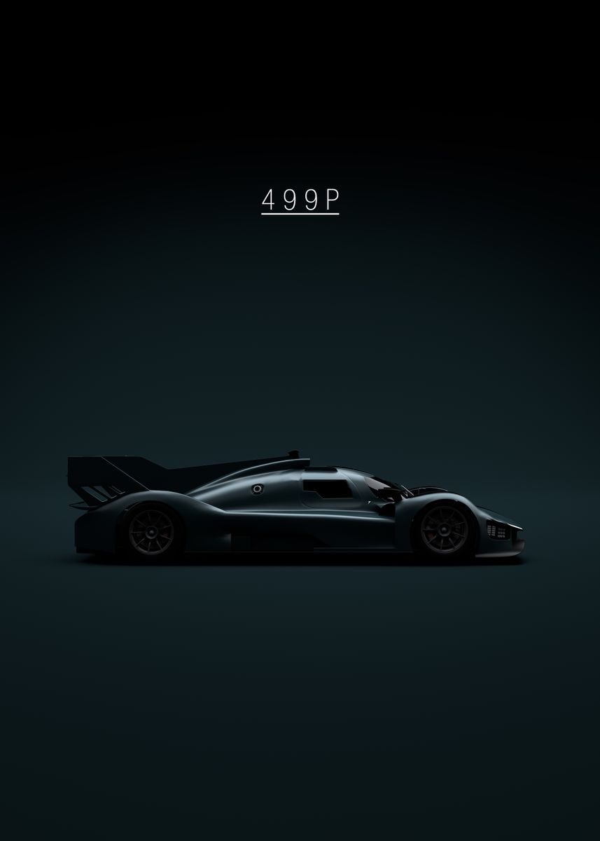 '499P Race Car' Poster, picture, metal print, paint by 21 MXM | Displate