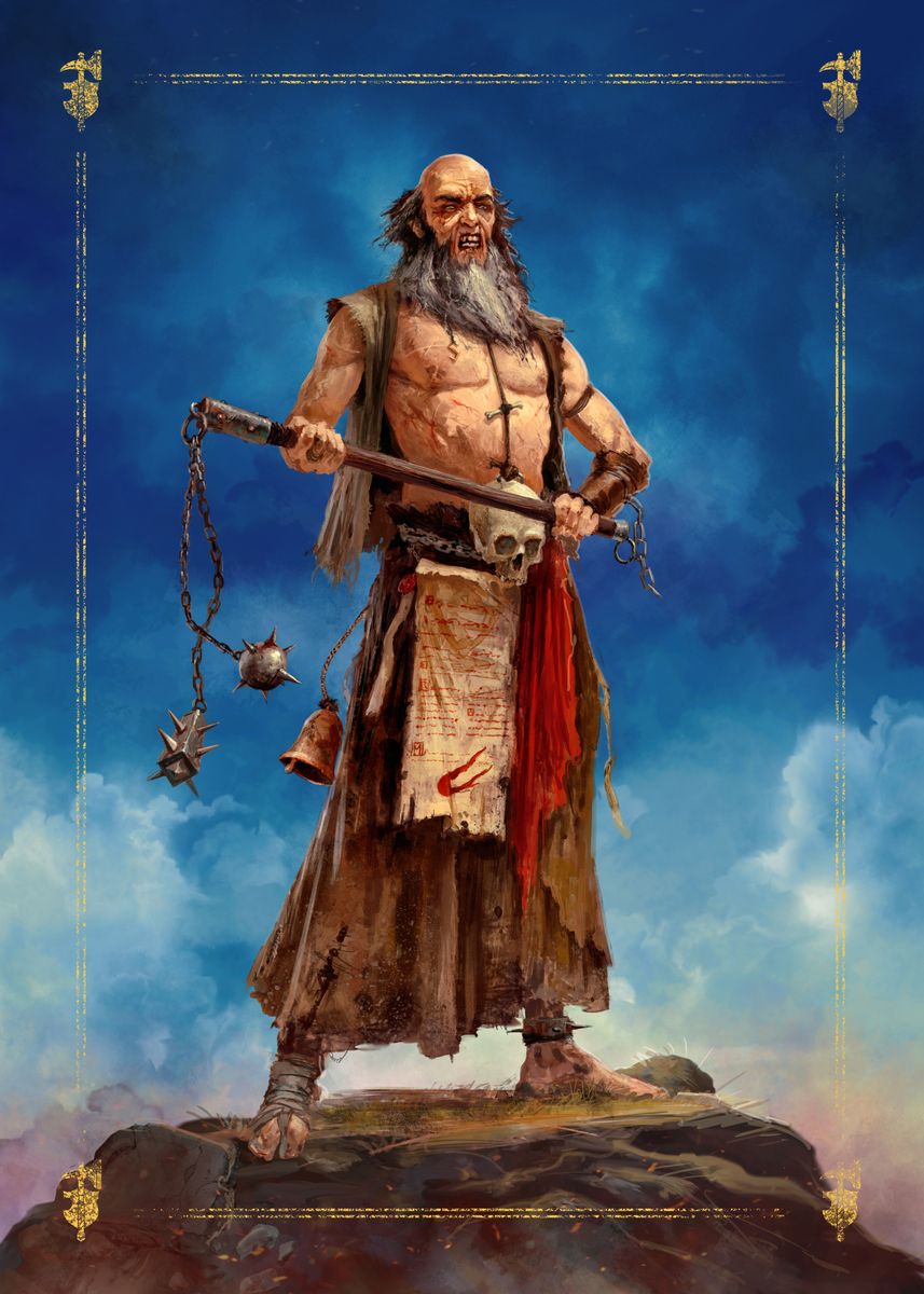 'Flagellant' Poster, picture, metal print, paint by Warhammer | Displate