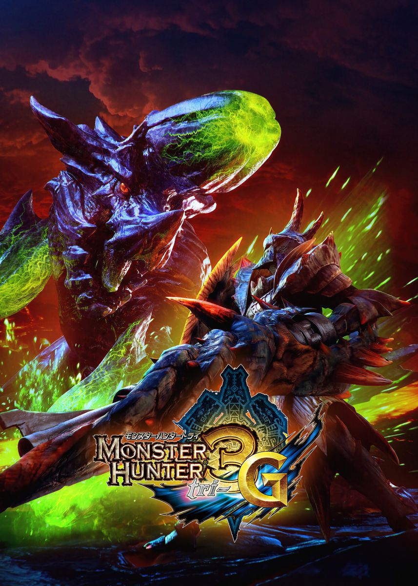 'Monster Hunter Tri-G Logo' Poster, picture, metal print, paint by ...