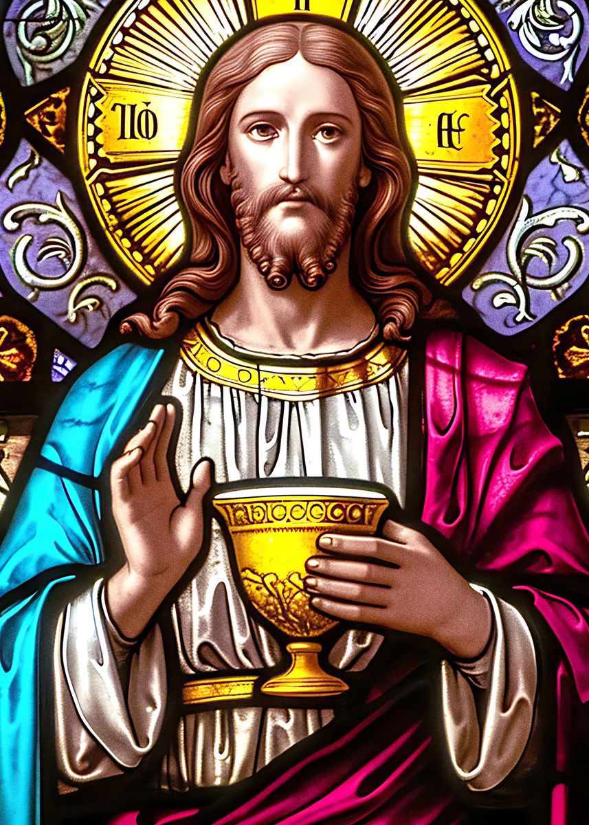 'holy grail Jesus' Poster, picture, metal print, paint by almost seven ...