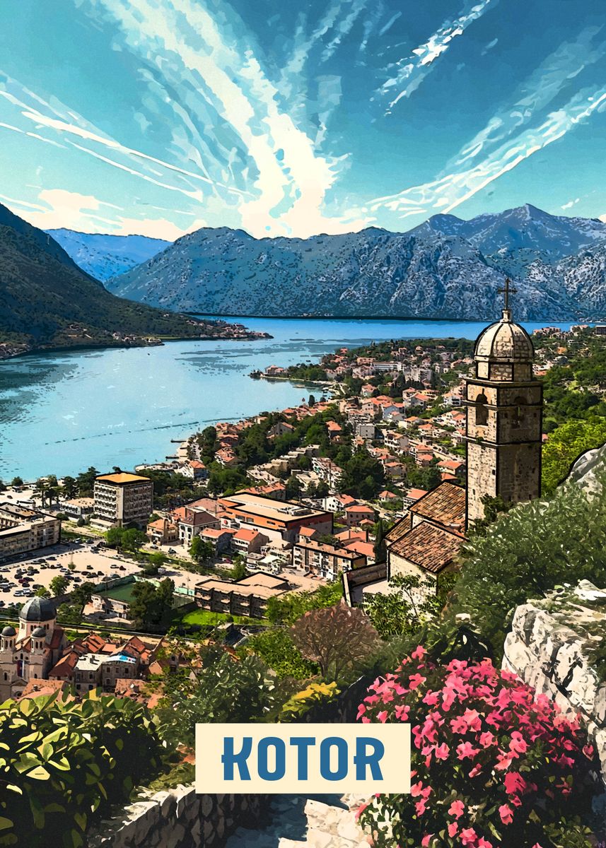 'Kotor' Poster, picture, metal print, paint by Bo Kev | Displate