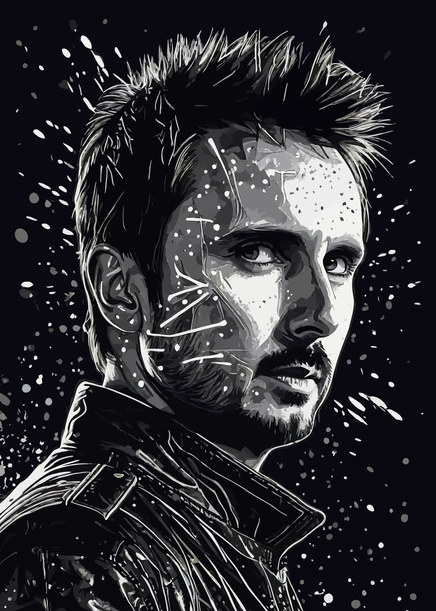 'Matt Bellamy Portrait' Poster, picture, metal print, paint by DEGUZMAN ...