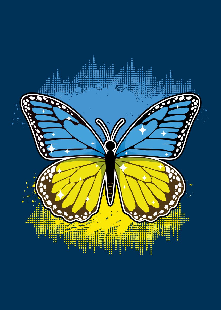 'Butterfly Down Syndrome' Poster, picture, metal print, paint by ...