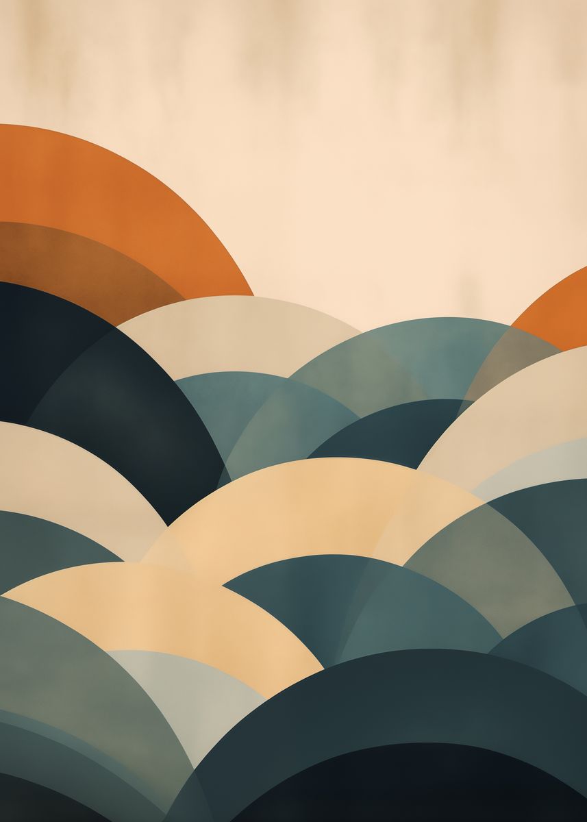 'Abstract Geometric Art' Poster, picture, metal print, paint by Roman ...