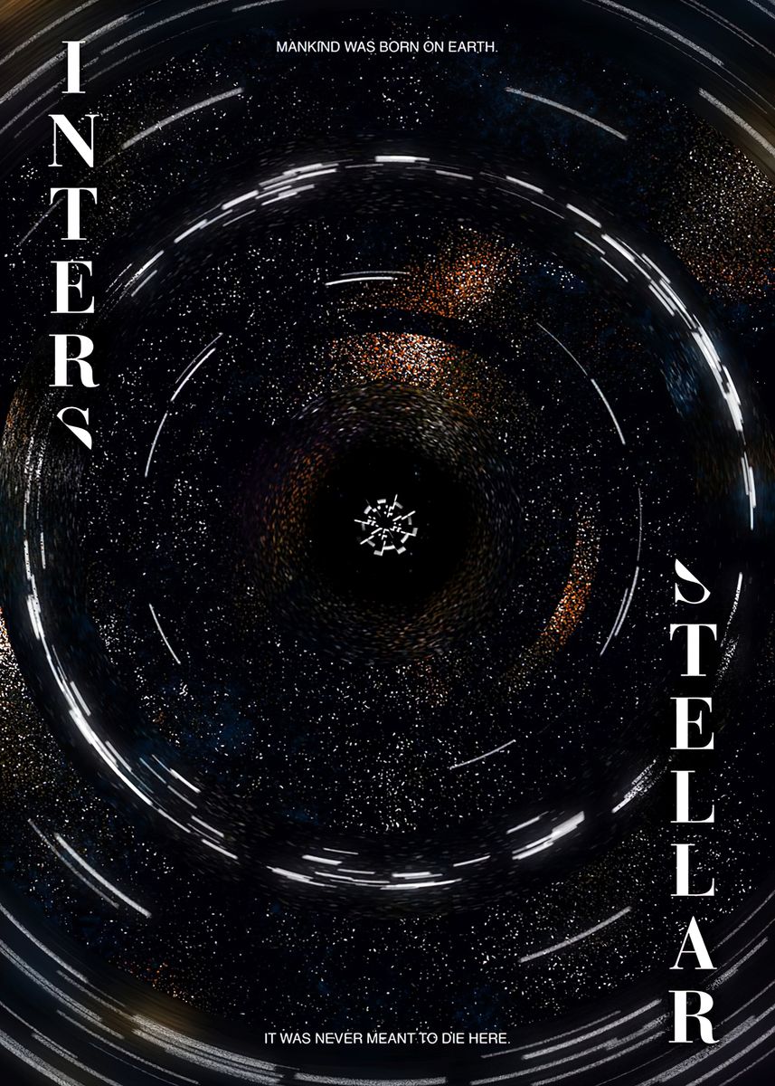 'Interstellar Poster movie' Poster, picture, metal print, paint by ...