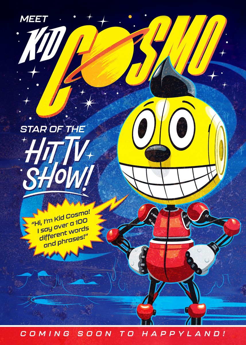 'Kid Cosmo' Poster, picture, metal print, paint by Electric State ...